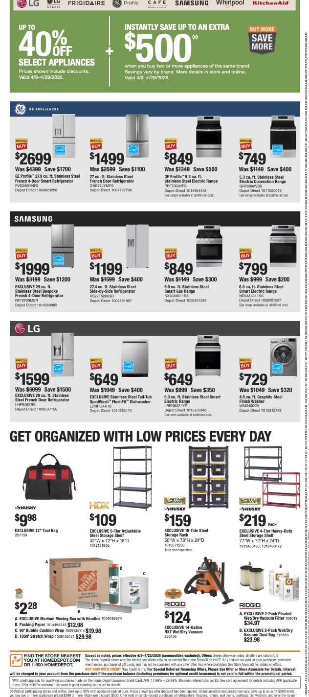 LIVE TODAY: Home Depot announces giant Spring Black Friday sale, here's ...