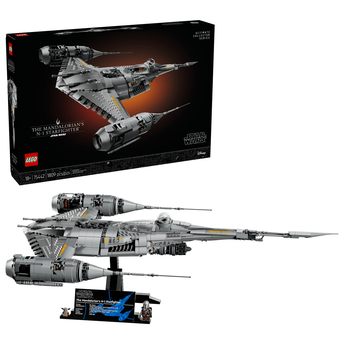 LEGO unveils UCS Mandalorian N-1 Starfighter set with minifigures + 2 ...