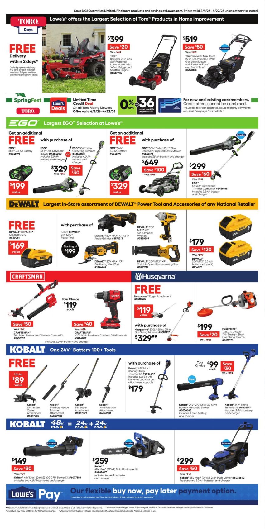 Lowe's announces giant Spring Black Friday sale to take on Home Depot ...