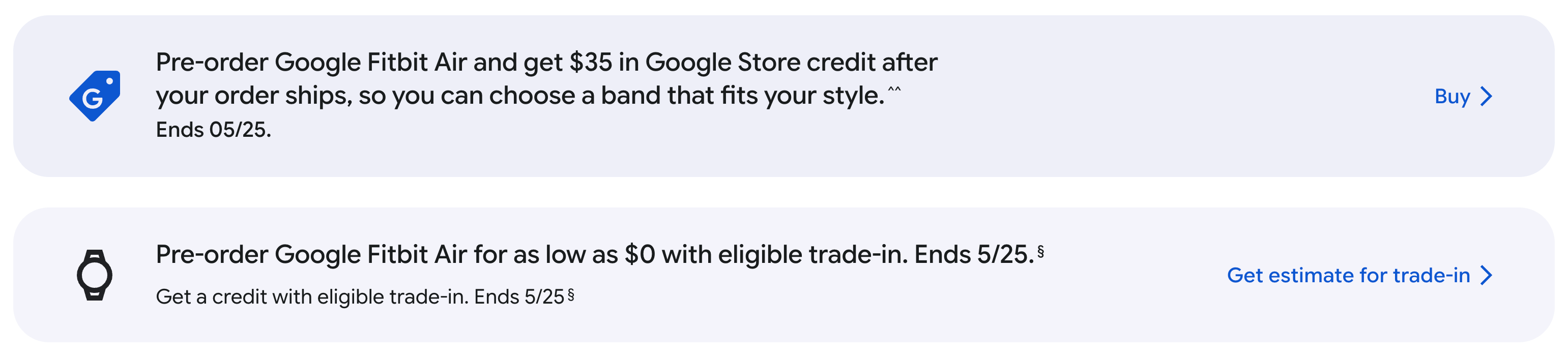 New Google Fitbit Air pre-orders FREE with trade-ins