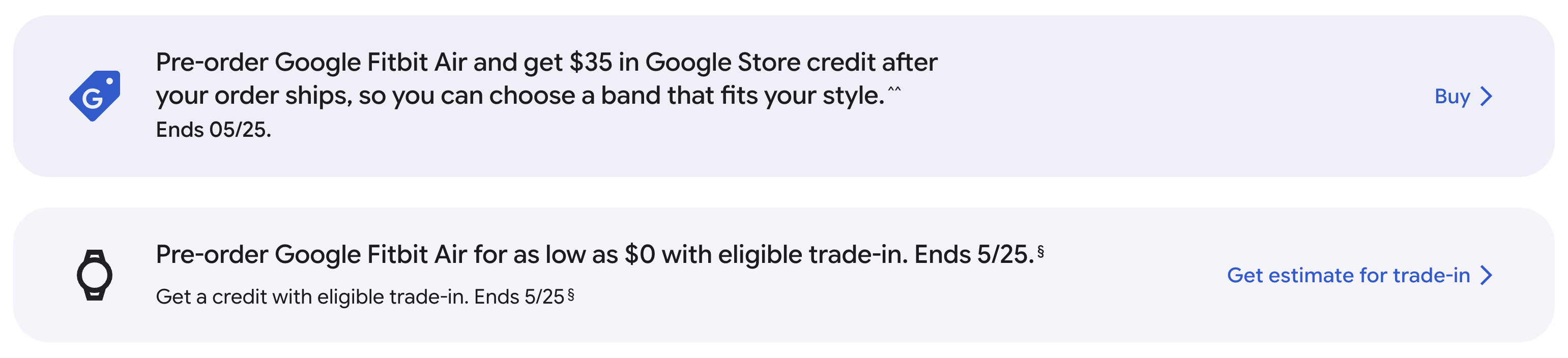 New Google Fitbit Air pre-orders FREE with trade-ins